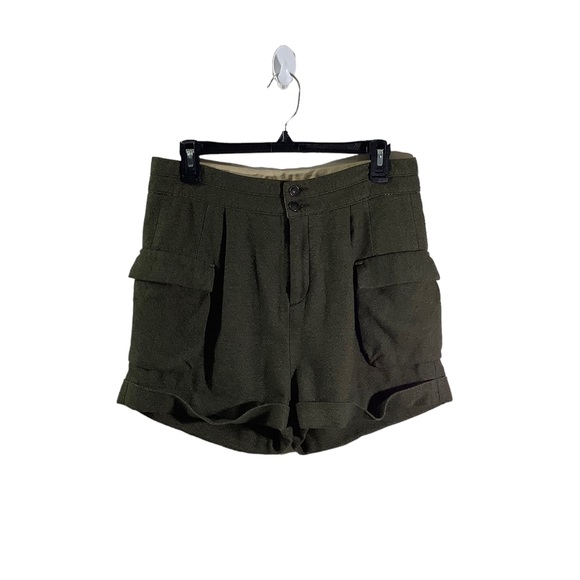rag & bone | Shorts | Rag Bone Green Cotton Cuffed Tweed Cargo Shorts ...